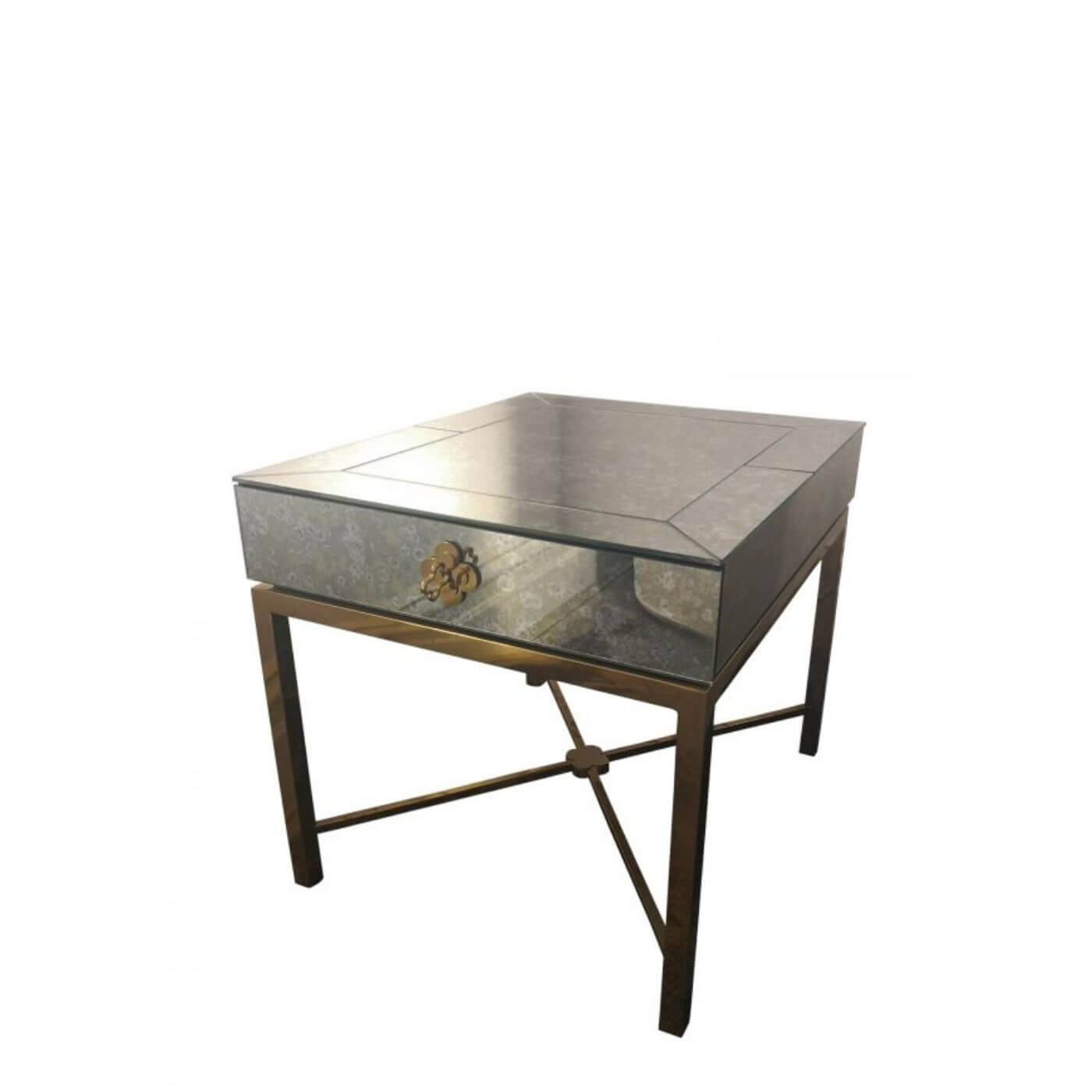Jonathan Adler Mirrored Side Table