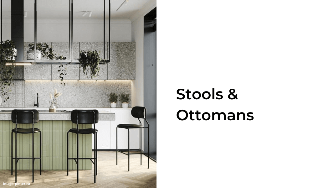 Stools & Ottomans - shop second hand authentic design at low prices