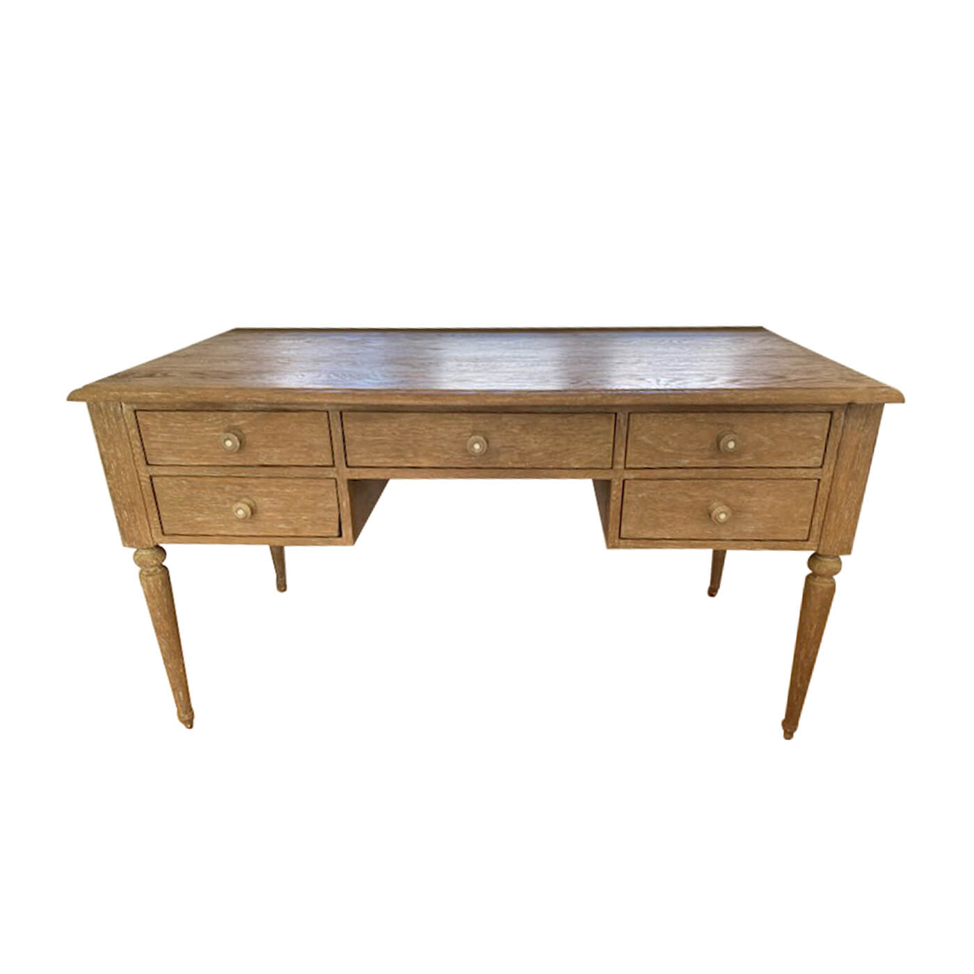 Rustic Coast large oak desk