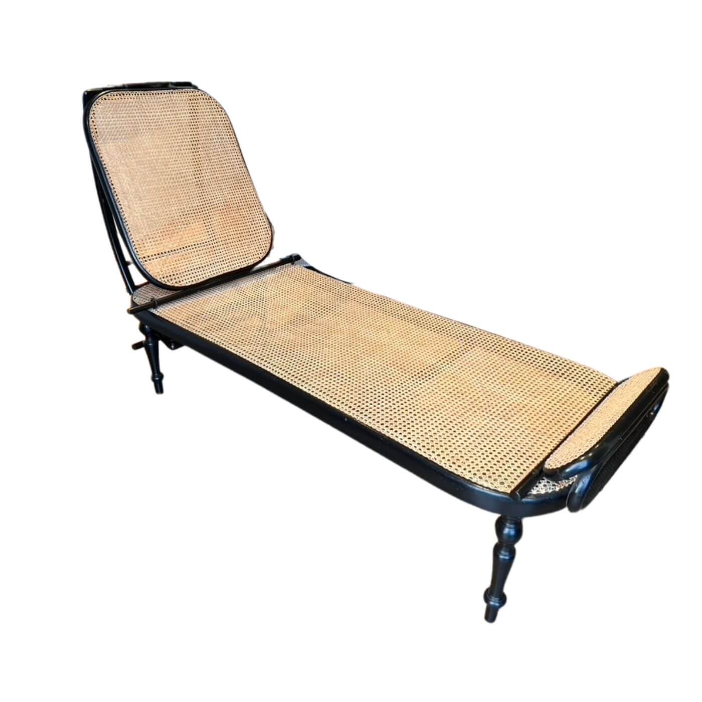 Rattan Chaise Lounge