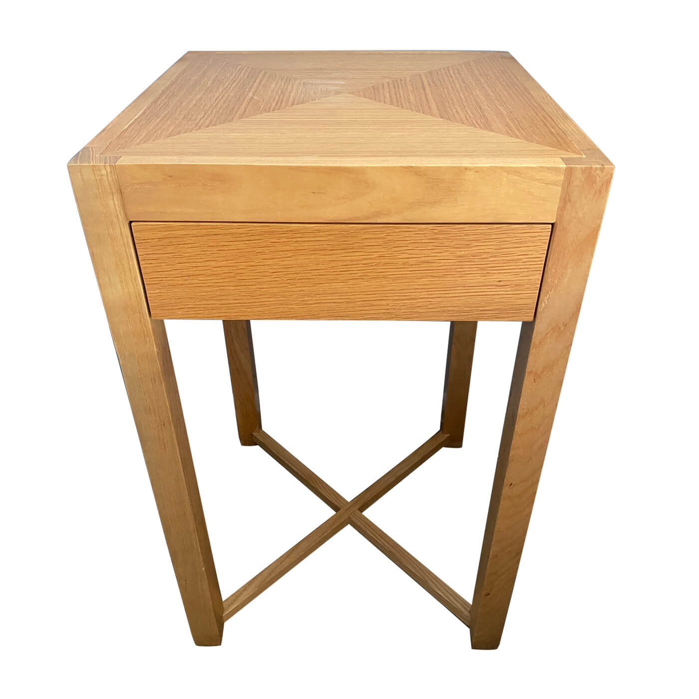Square Bedside Table with Drawer