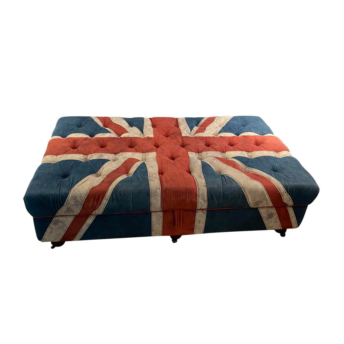 Union Jack Upholstered Storage Chest