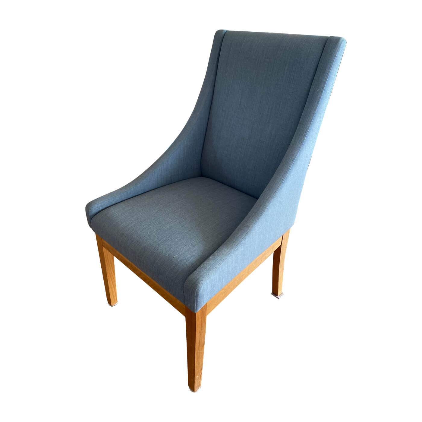 Upholstered Winged Dining Chairs (set of 8)