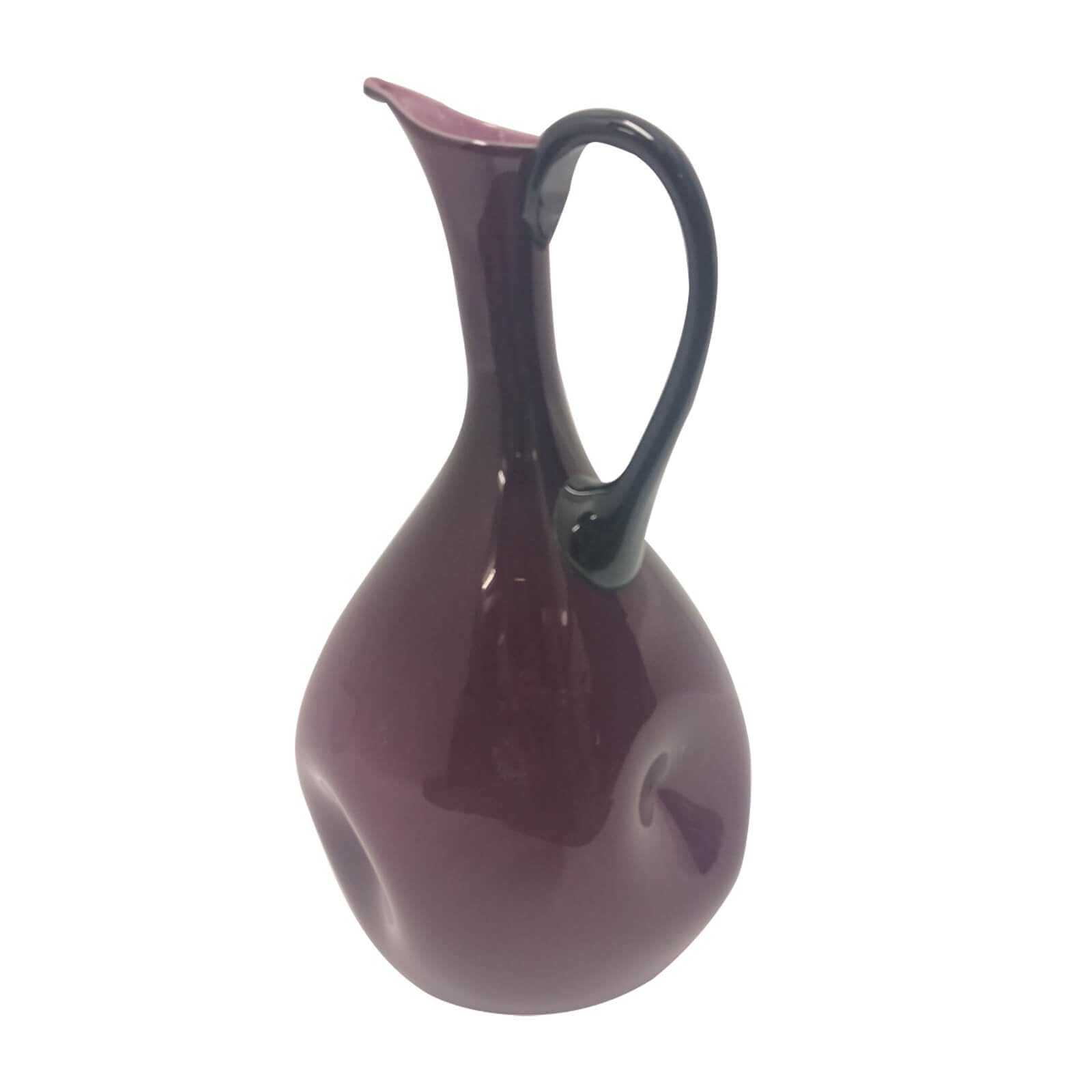 Amethyst Organic Shaped Jug with Handle