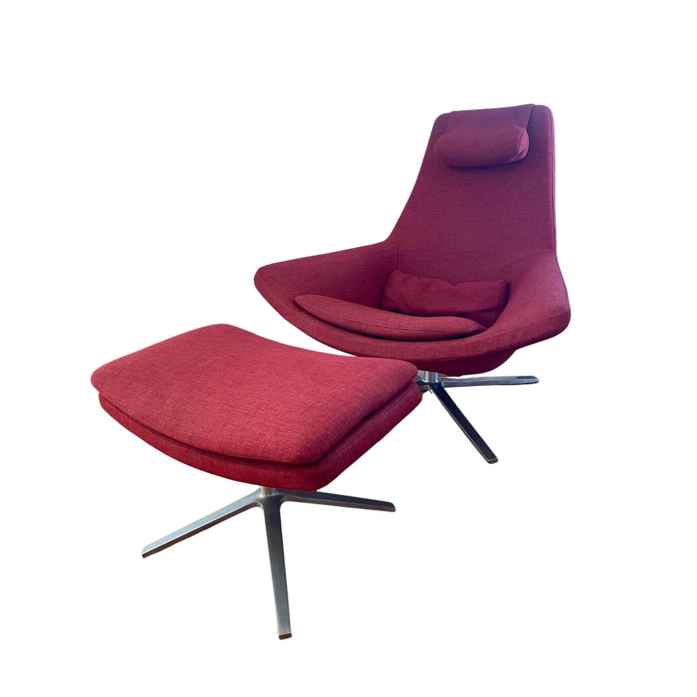 B&B Italia ME100 Metropolitan Chair and Footstool