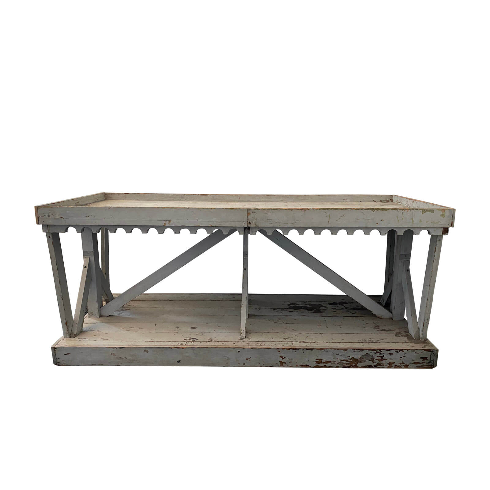 Ici et la, Antique French Blue Console