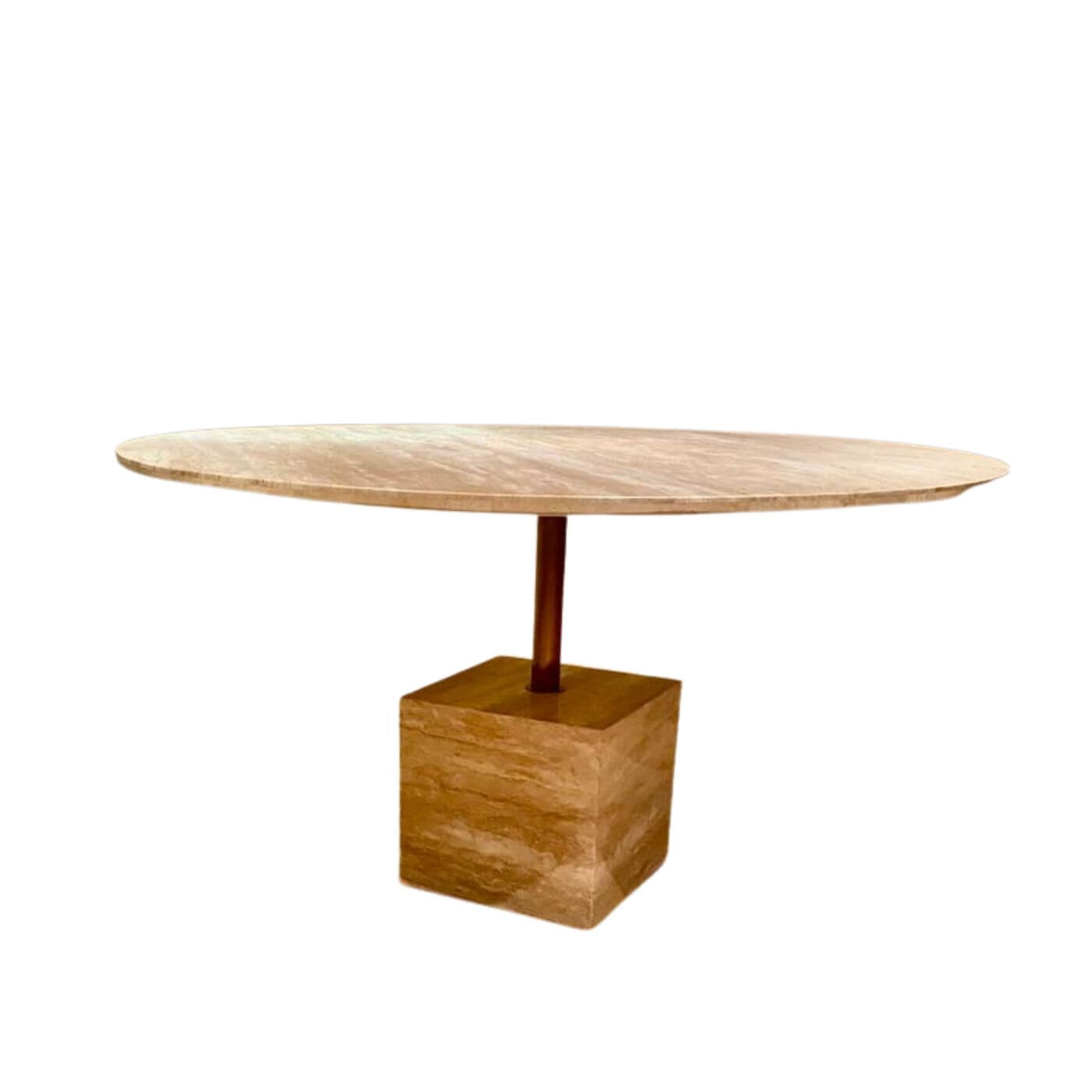 Coco Republic Cubix Travertine Dining Table