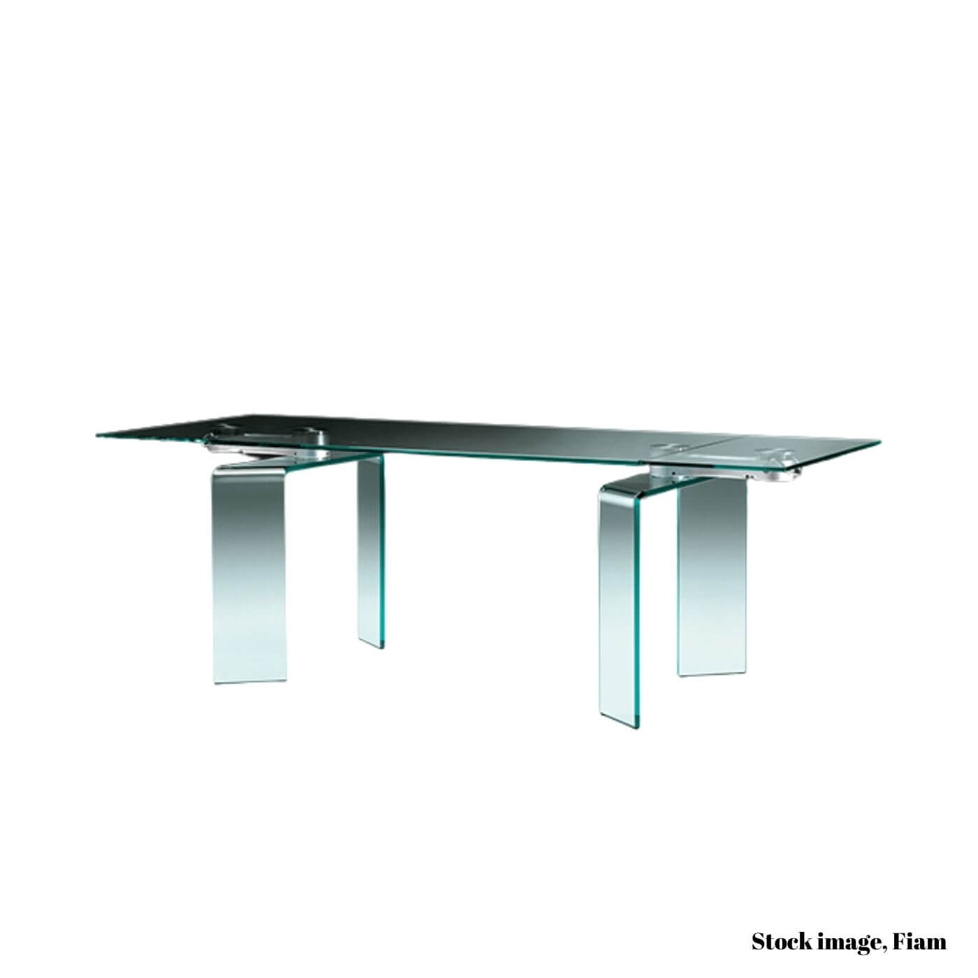Fiam Ray Plus Glass Dining Table